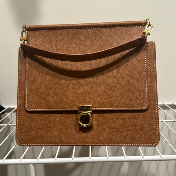 Polene | Bags | Polene Numero Sept Camel Textured Leather | Poshmark